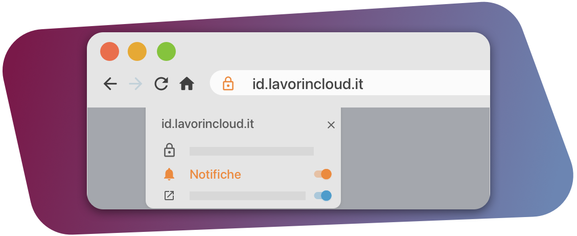 Attivare le notifiche browser | Lavorincloud