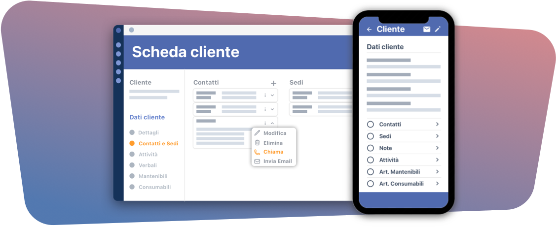 Scheda cliente | Lavorincloud